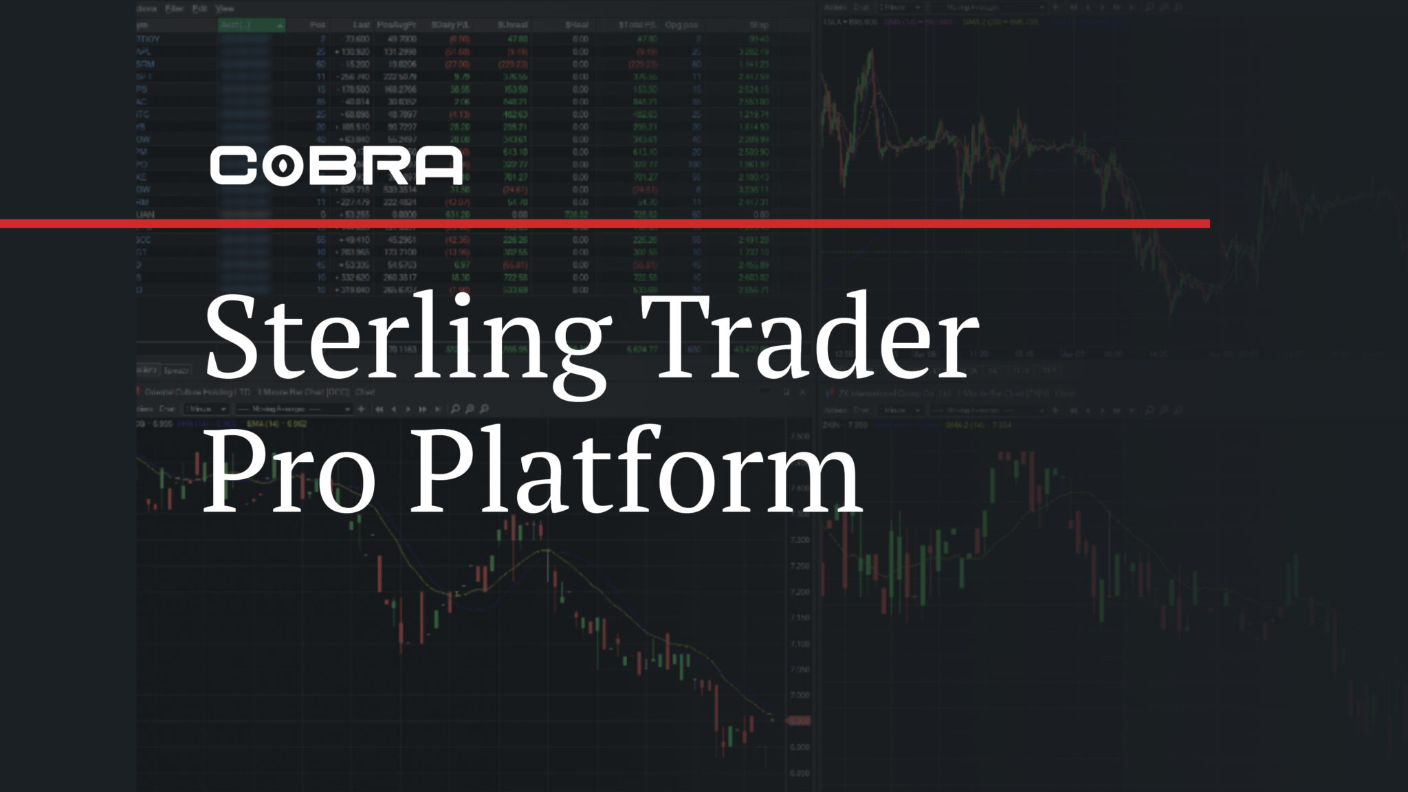 Sterling Trader Pro Platform by Cobra Trading